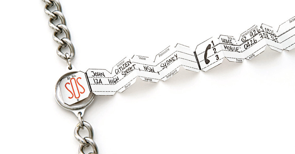 SOS Talisman Information Strip (Pack of 2)